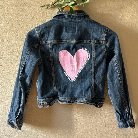 Target | Jackets & Coats | Upcycle Denim Blue Jean Jacket Little Girls ...